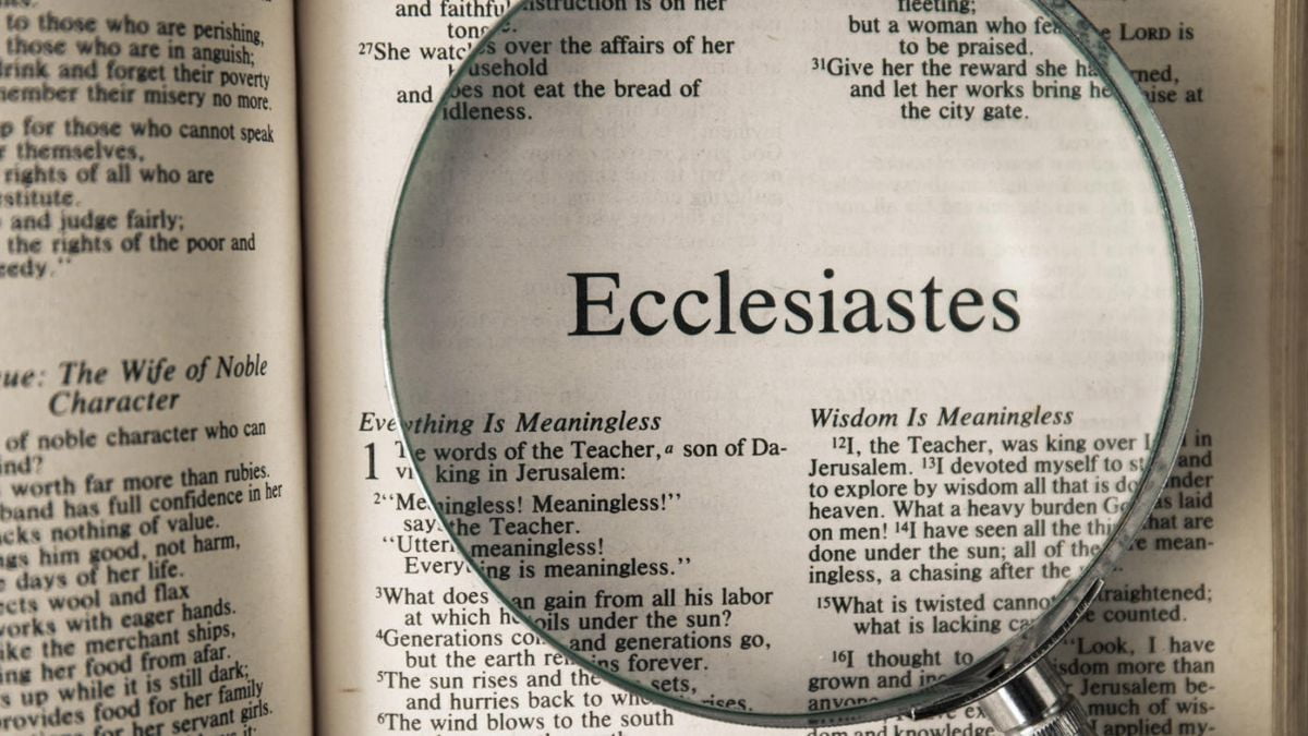 Ecclesiastes | δάσκαλος